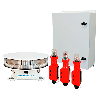 L-864 / L-865 Dual Red/White Medium Intensity LED Flashing Obstruction ...