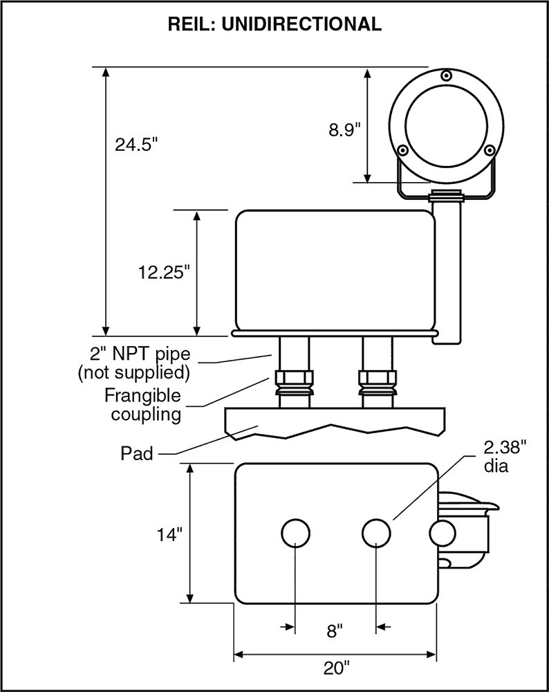 White Flashing Runway End Identification Lights (REILs) | FAA L-849 ...