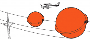 Aerial Marker Balls for Power Lines Model JX - Flight Light Inc.