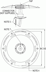 L-867B & L-867D Corten Base Plate - Flight Light Inc.