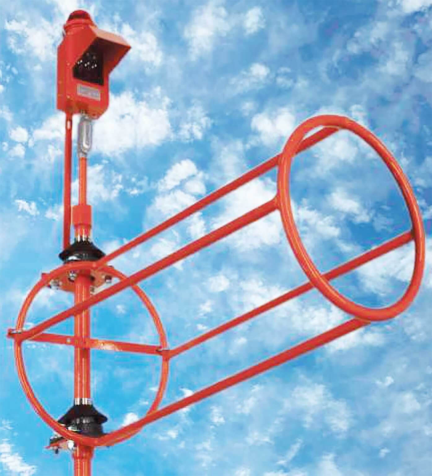 WCH Series Wind Cone AC and Solar Powered L-807 (Rigid) - Flight Light Inc.